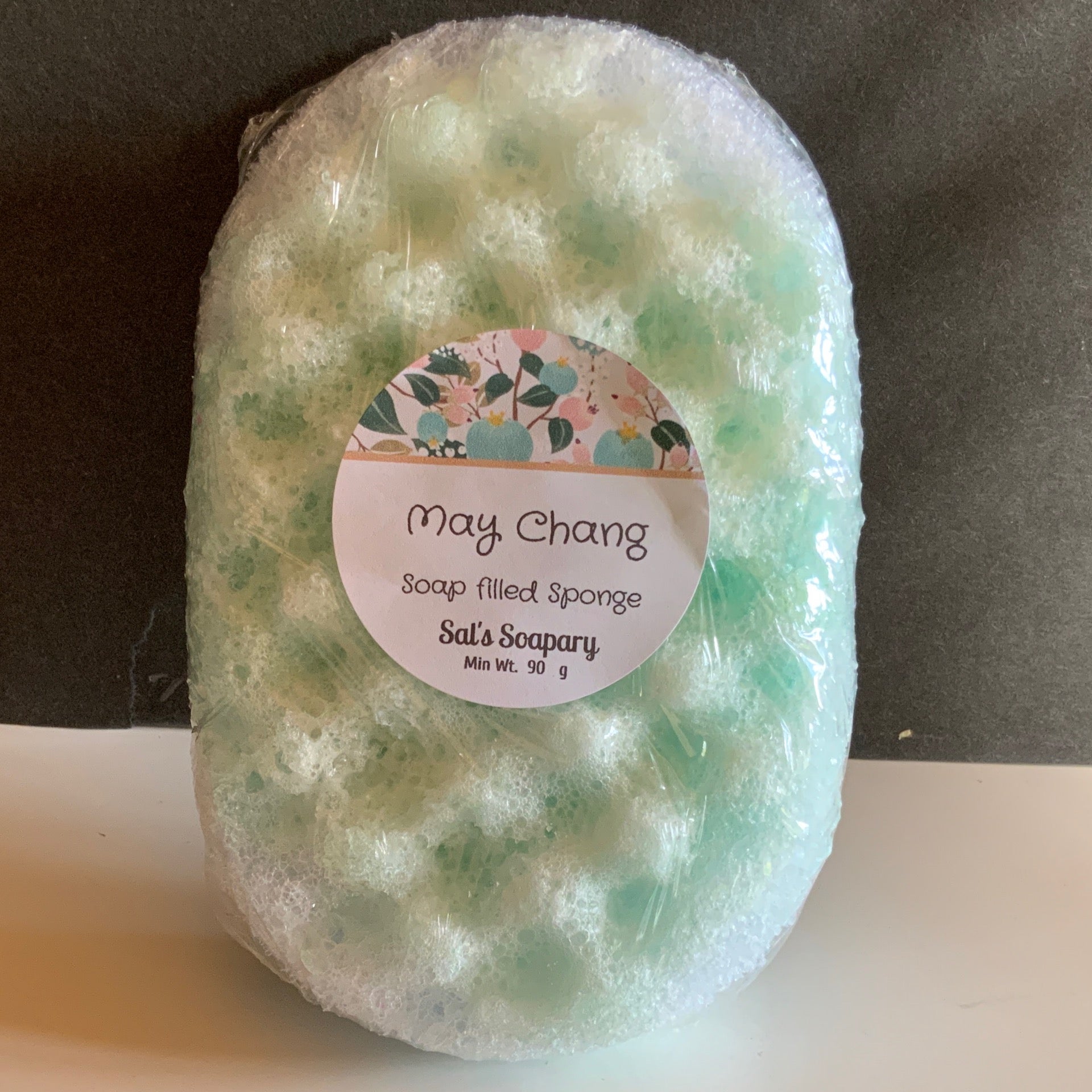 May Chang Soap Filled Sponge | Fresh Citrus Body Wash | Sal’s Soapary